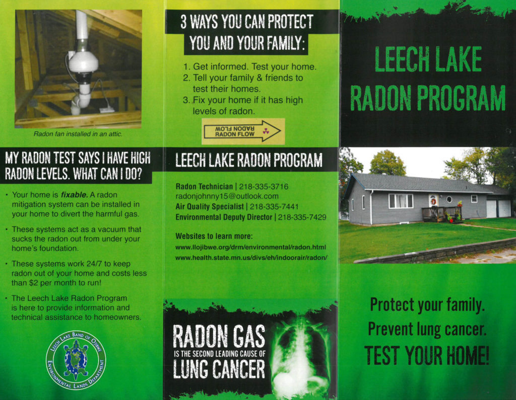January is National Radon Action Month! - Leech Lake News