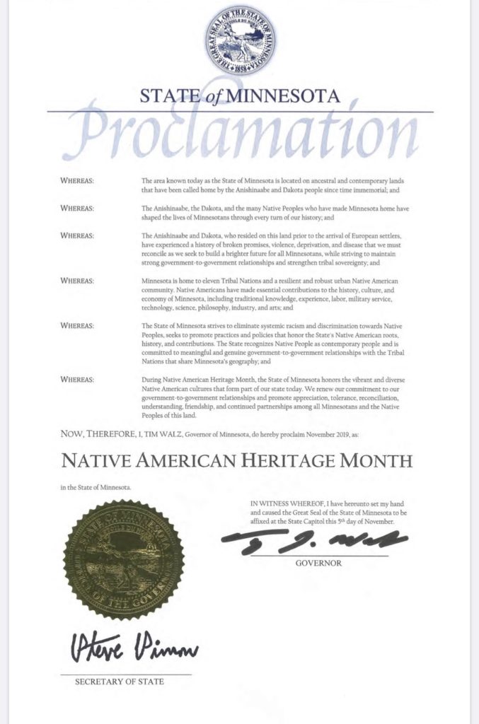 November is Native American Heritage Month - Leech Lake News