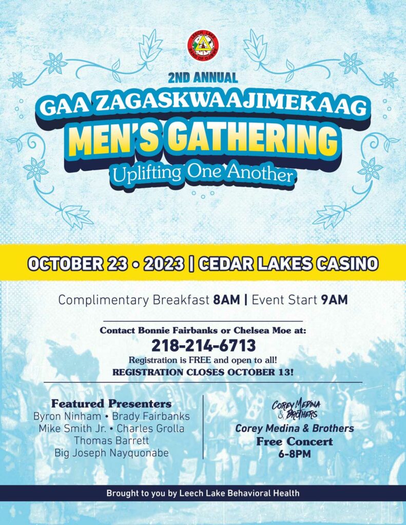 Events from October 27 – October 11 – Leech Lake News