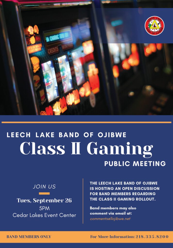 Expanding Horizons: Leech Lake Band Begins Rollout of Class II Gaming ...