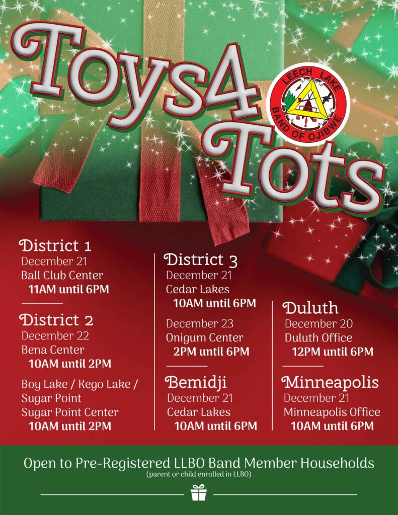 Toys for Tots Distribution- SEE FLYER FOR DETAILS - Leech Lake News