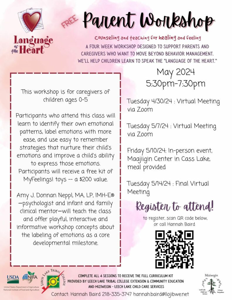 Parent Workshop - Leech Lake News