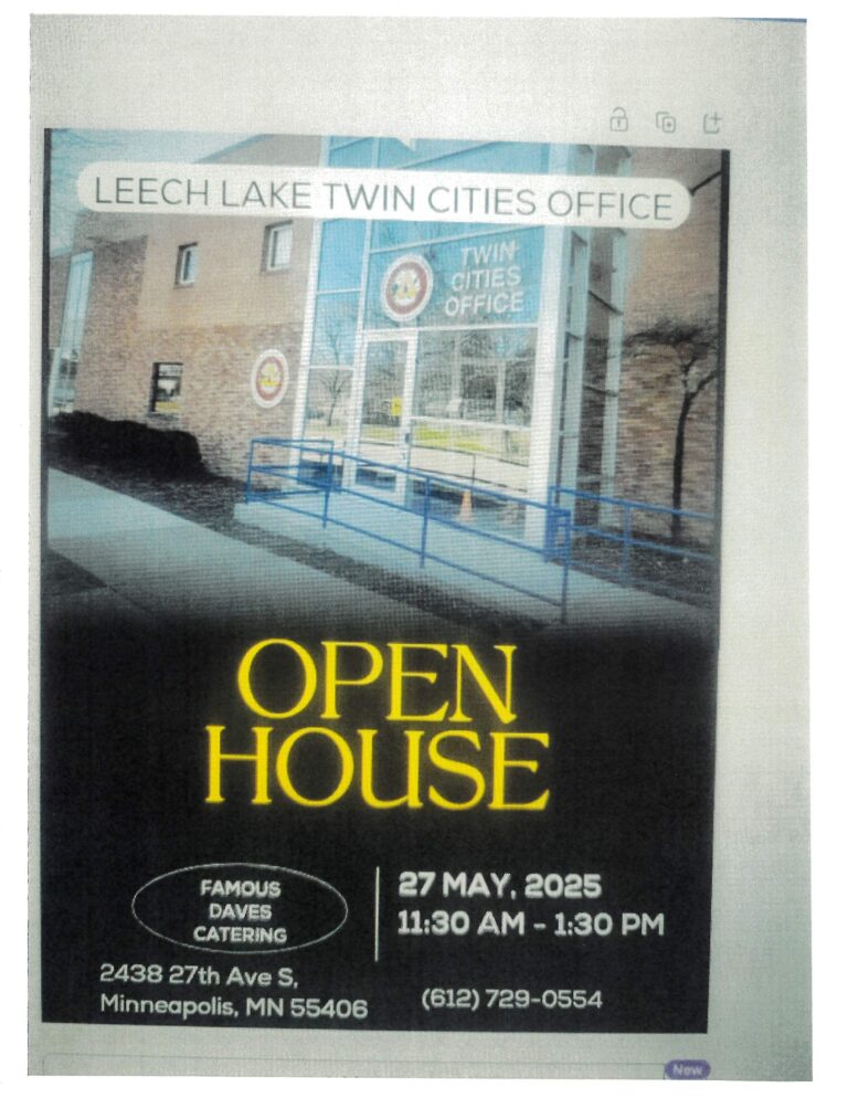 Leech Lake Band of Ojibwe Weekly Update – May 22nd, 2025 - Leech Lake News